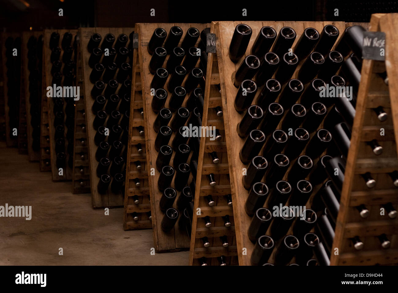 Riddling racks hi-res stock photography and images - Alamy