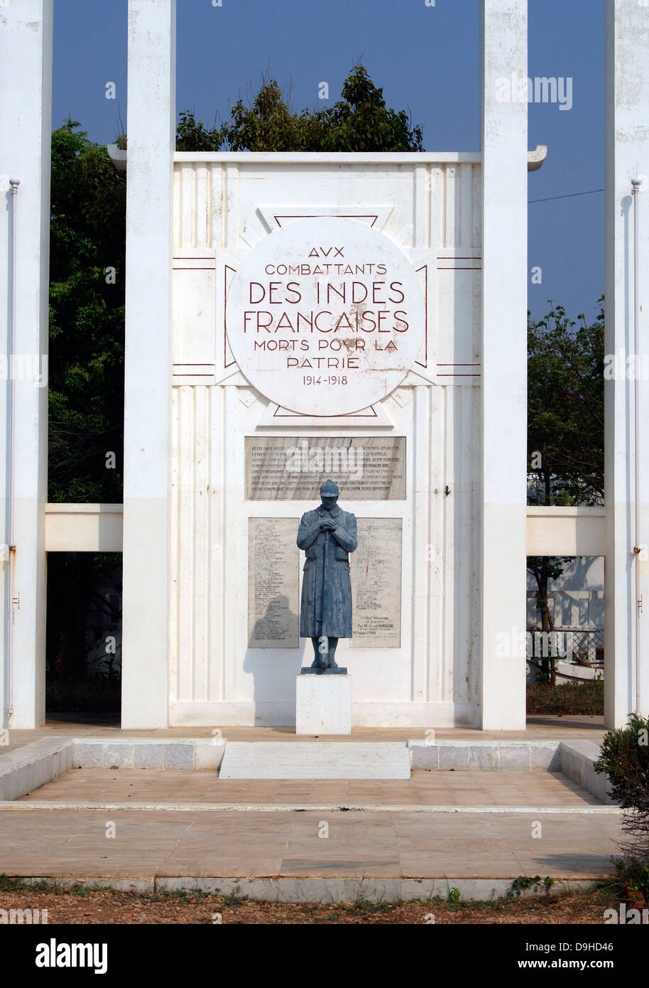 French war memorial Monument Built during First World War in 1971 at ...