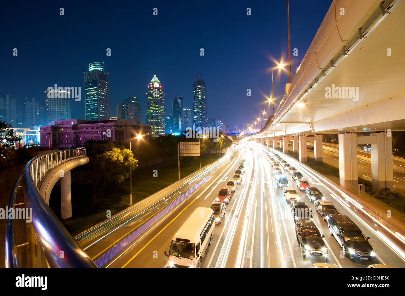 Traffic congestion shanghai china hi-res stock photography and images ...