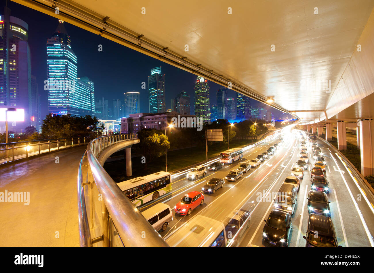Traffic congestion shanghai china hi-res stock photography and images ...