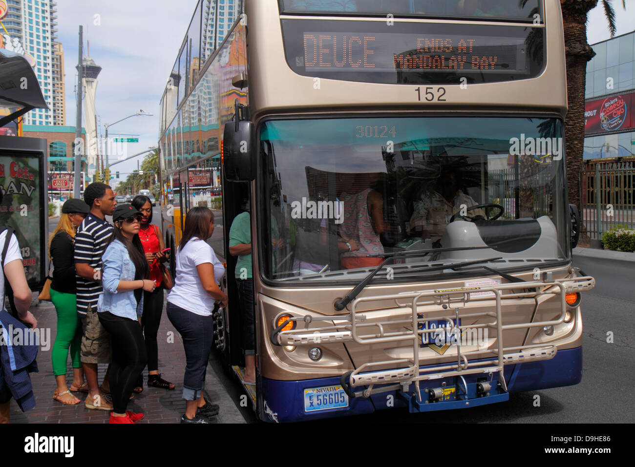Las Vegas Nevada,The Strip,South Las Vegas Boulevard,The Deuce,public ...