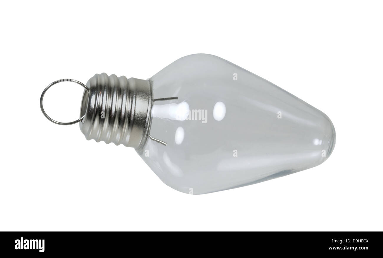 Clear christmas light bulb Cut Out Stock Images & Pictures - Alamy