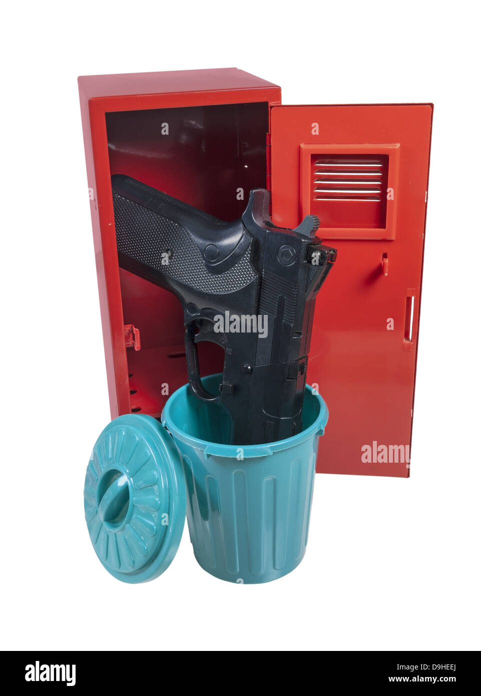 Garbage can school hi-res stock photography and images - Alamy