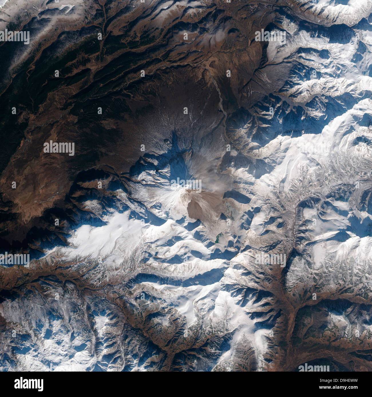 Eastern Russia's Kizimen volcano Stock Photo - Alamy