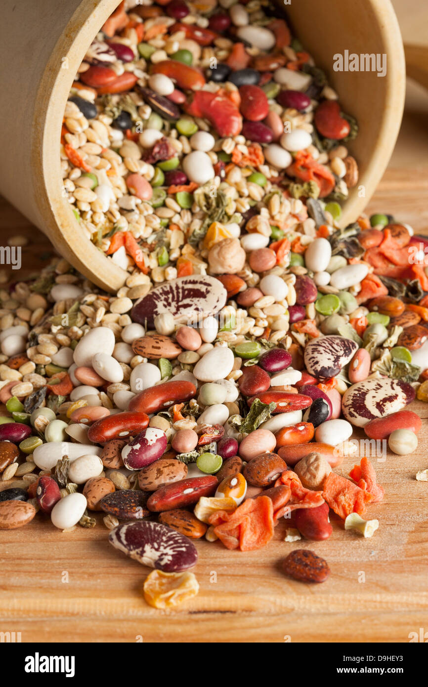 Group of Assorted Dry Beans and Vegetables Stock Photo - Alamy