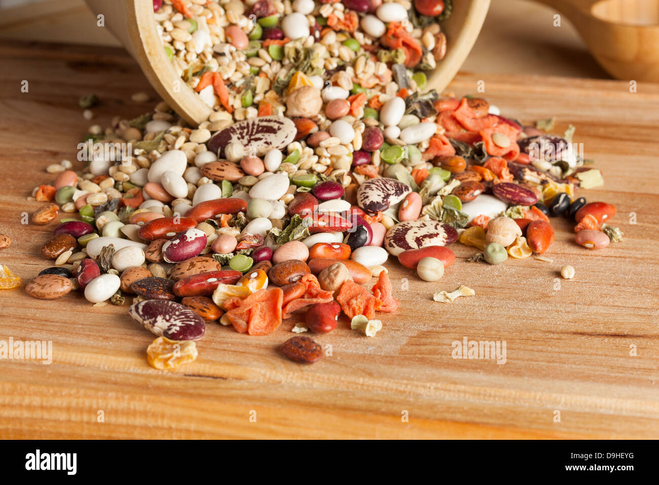 Group of Assorted Dry Beans and Vegetables Stock Photo - Alamy