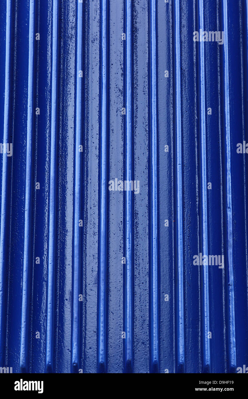 Blue metal wall texture or industrial background Stock Photo - Alamy