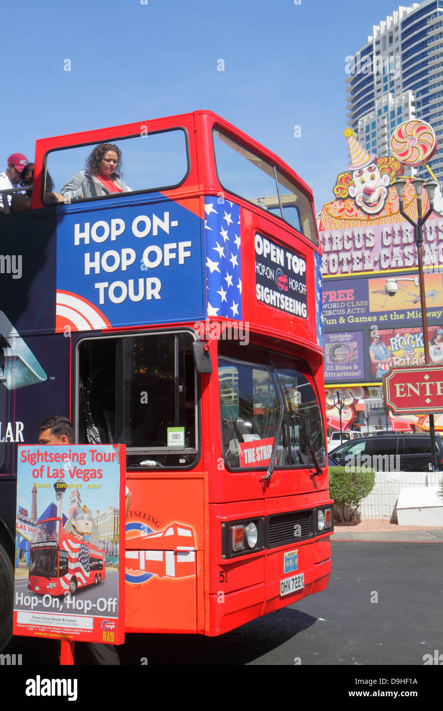 Las Vegas Nevada,The Strip,South Las Vegas Boulevard,bus,coach ...