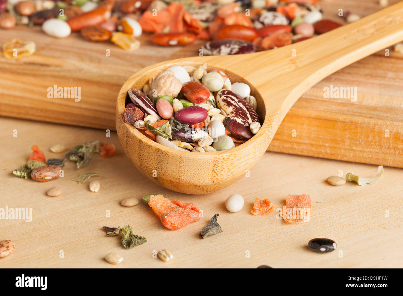 Group of Assorted Dry Beans and Vegetables Stock Photo - Alamy