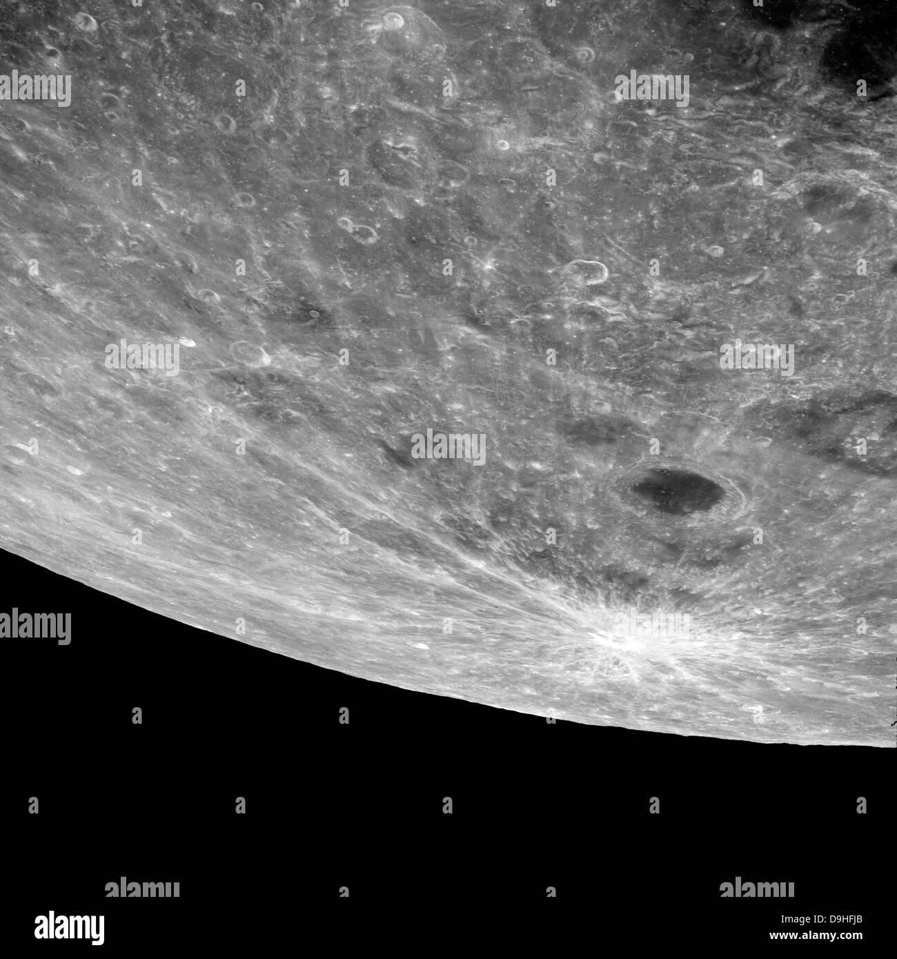 Surface of the moon impact craters hi-res stock photography and images ...