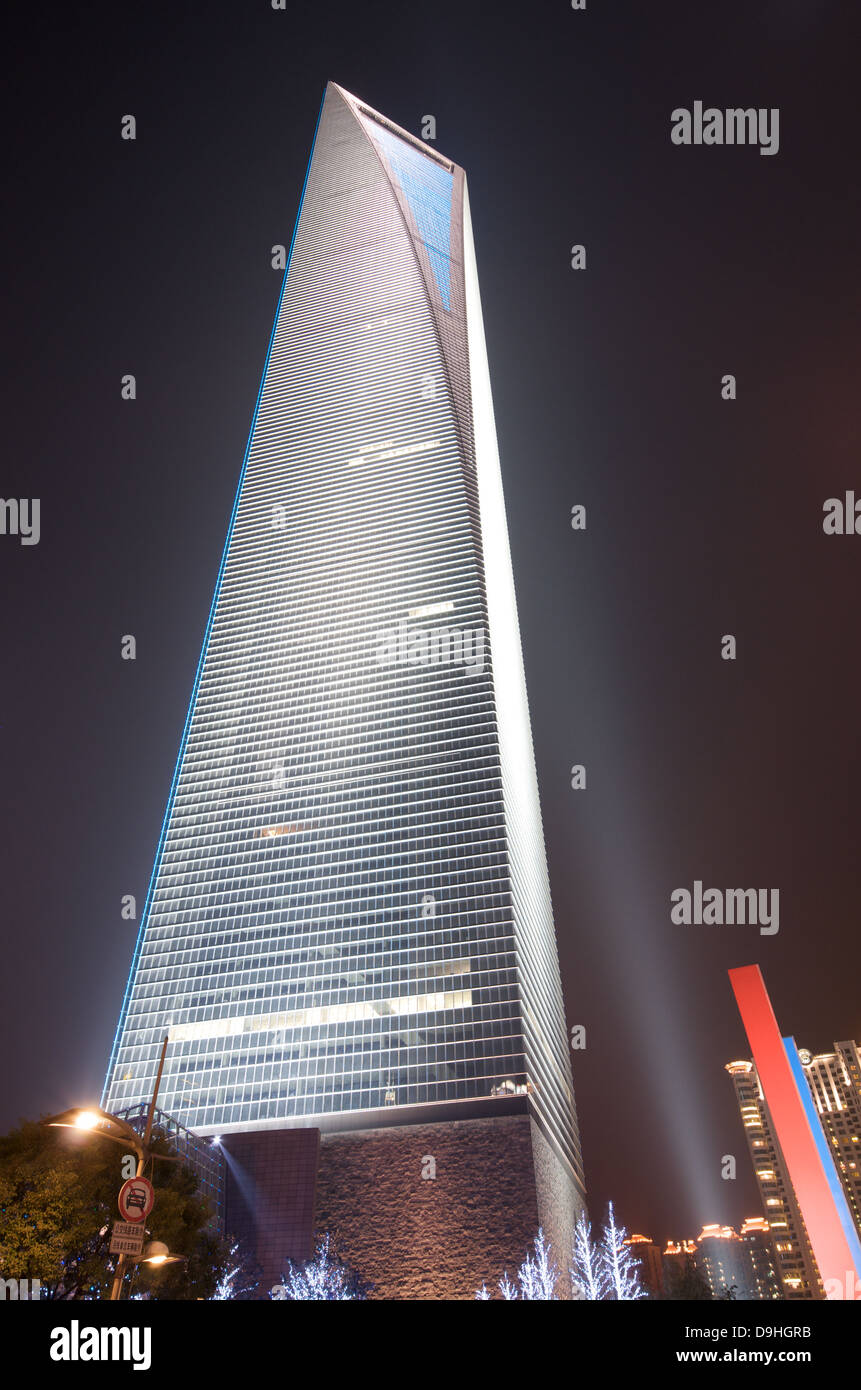 Swfc and jin mao tower at night hi-res stock photography and images - Alamy