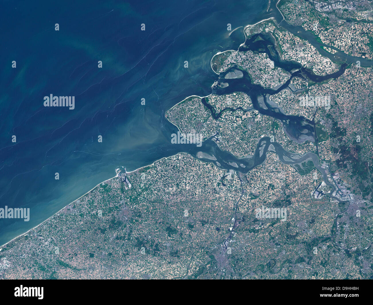 River delta satellite hi-res stock photography and images - Alamy
