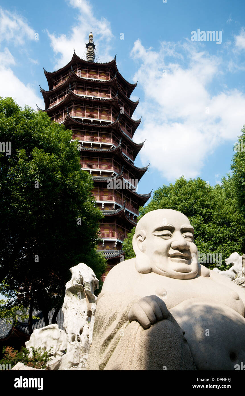 Ancient Buddha Pagoda in Suzhou China Stock Photo - Alamy