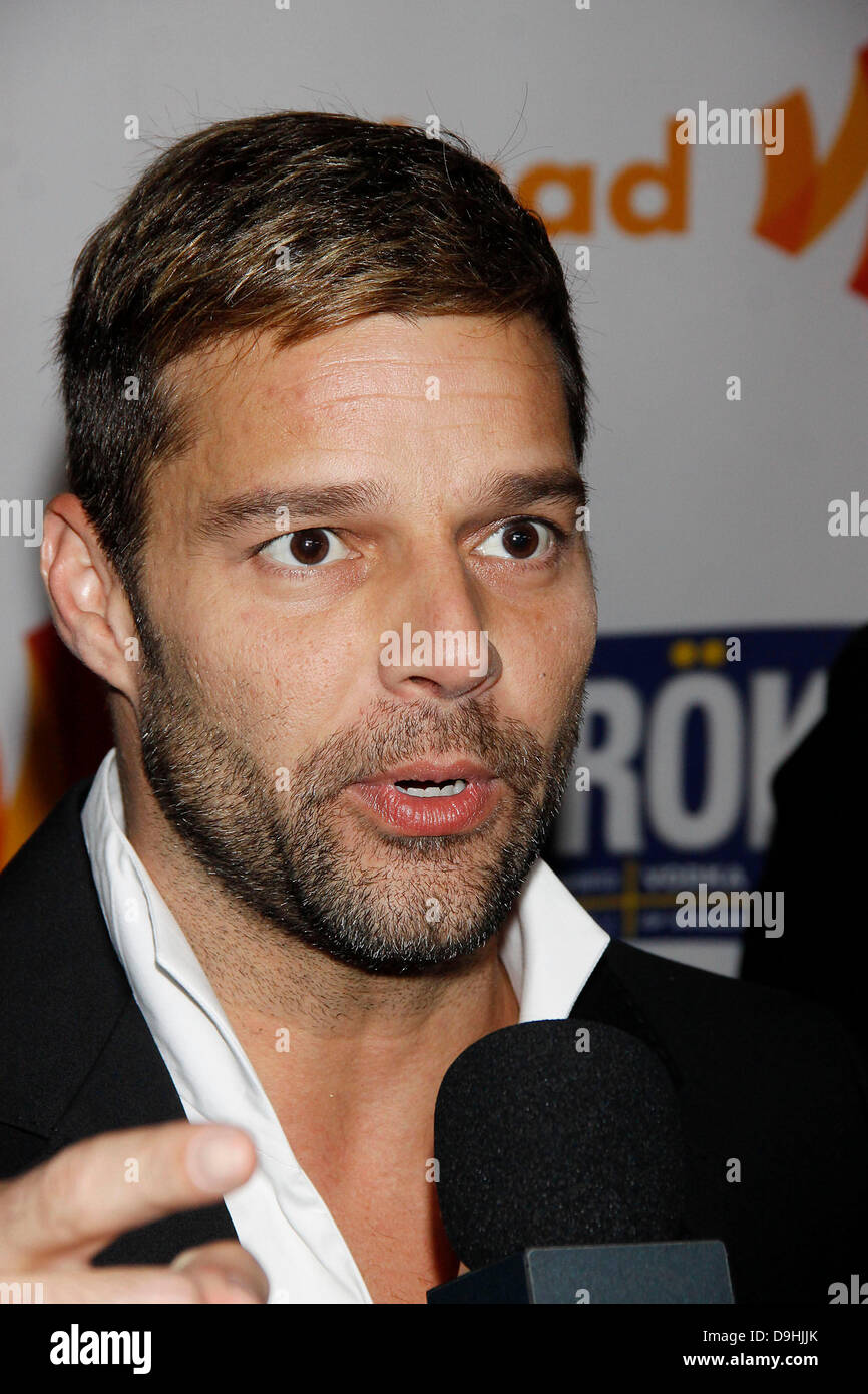 Ricky Martin The 22nd Annual GLAAD Media Awards held at the Marriott ...
