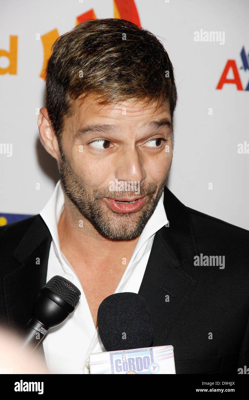 Ricky Martin The 22nd Annual GLAAD Media Awards held at the Marriott ...