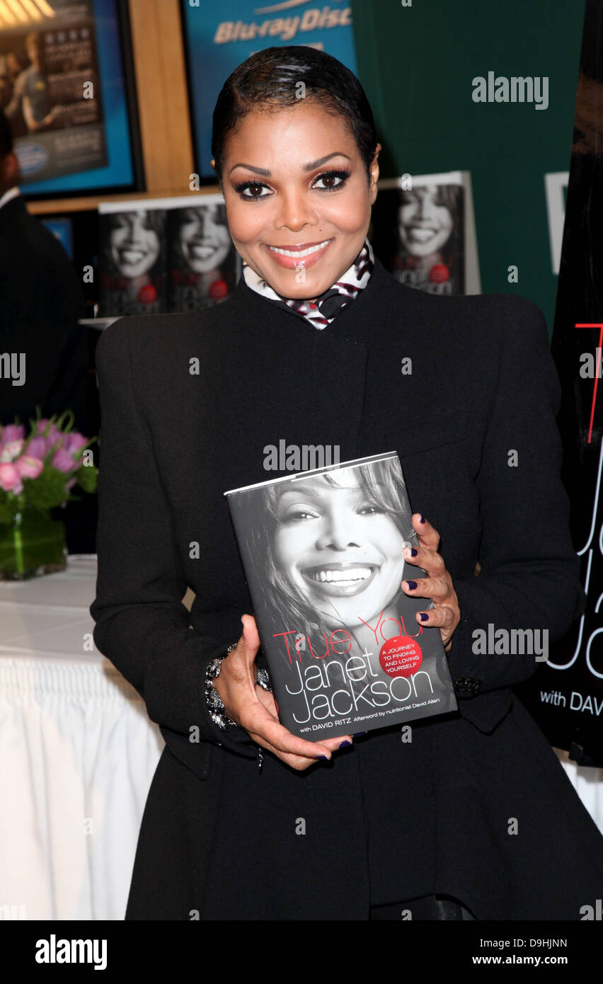 Janet Jackson attends her book signing for 'True You: A Guide To ...