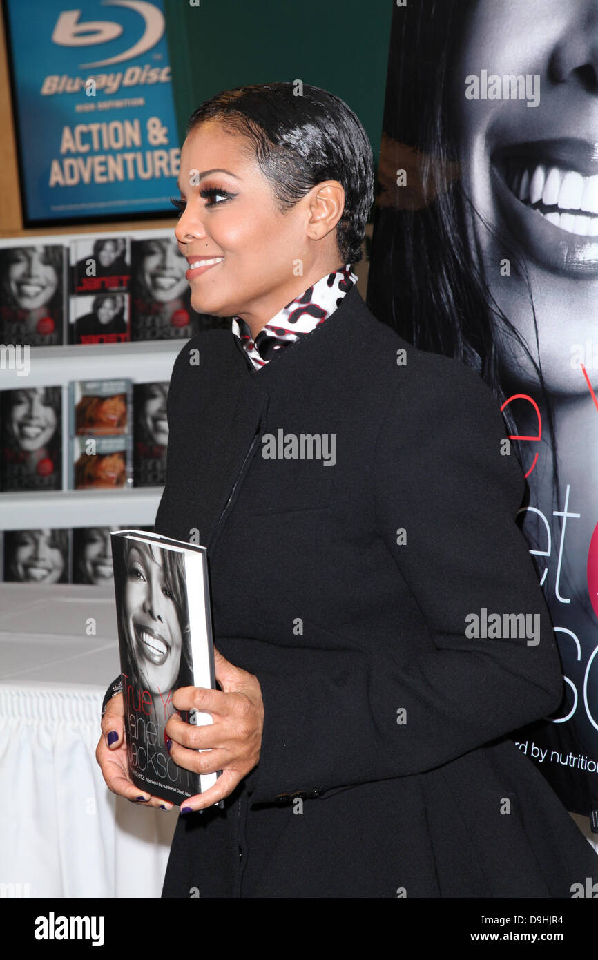 Janet jackson attends her book signing true you hi-res stock ...