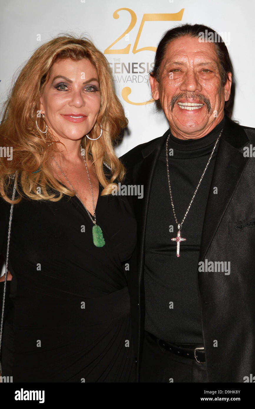 Danny Trejo and guest 25th Anniversary Genesis Awards held at The Hyatt ...