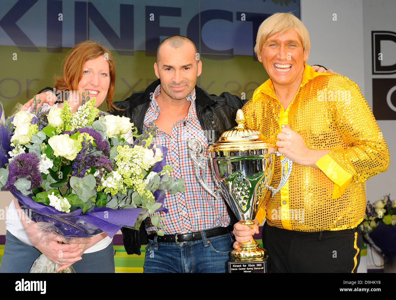 Guest, Louie Spence and Kevin Cruise Louie Spence hosts Dance Central ...