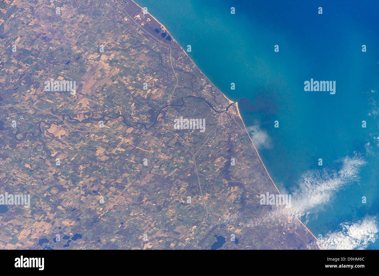 April 26, 2001 - Satellite view of St. Joseph Area, Michigan, with St ...