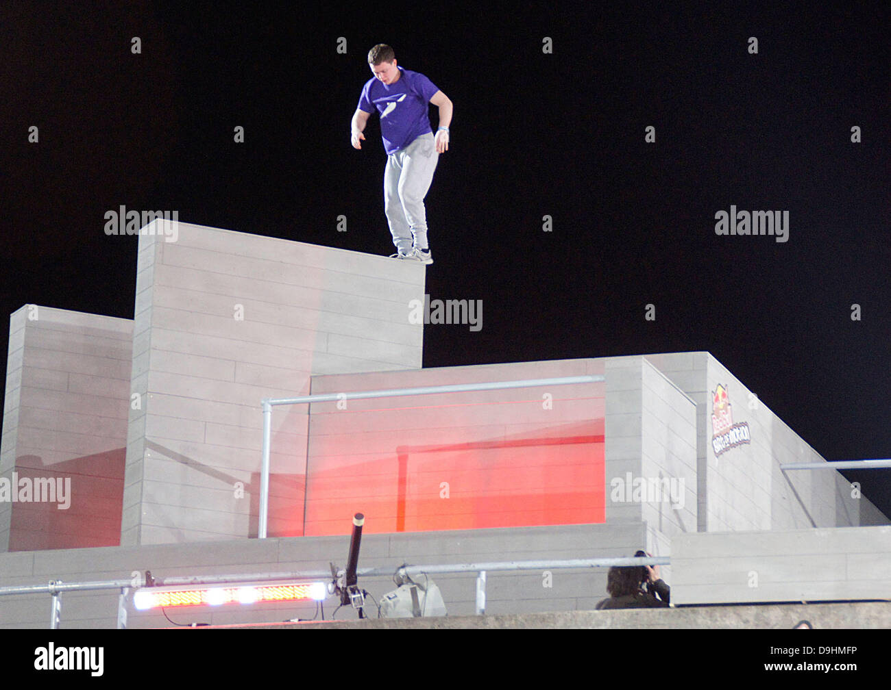 Tim Shieff , Free running at the UK Red Bull Art of Motion Champion ...