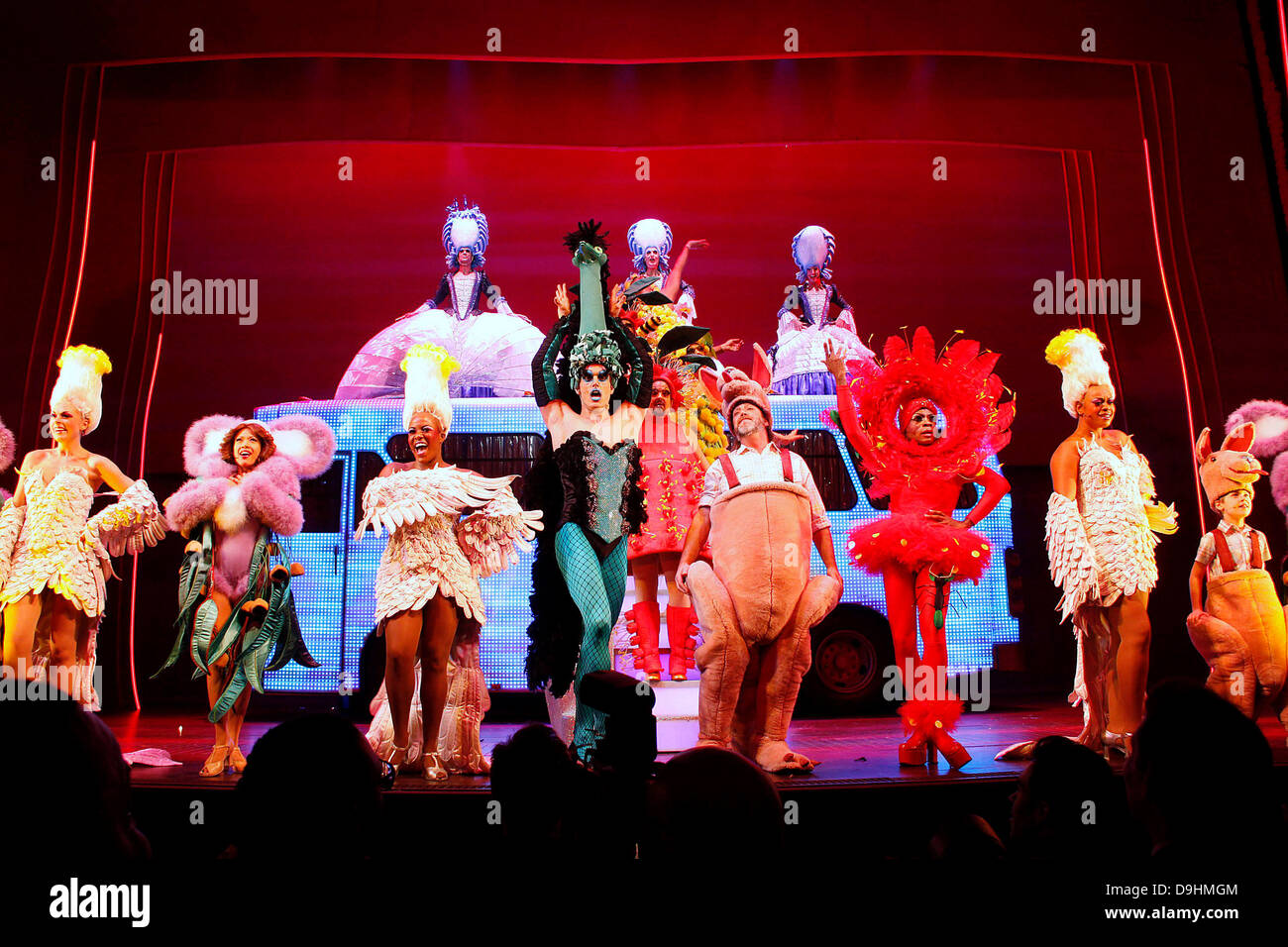 The Cast Opening night of the Broadway musical production of 'Priscilla ...