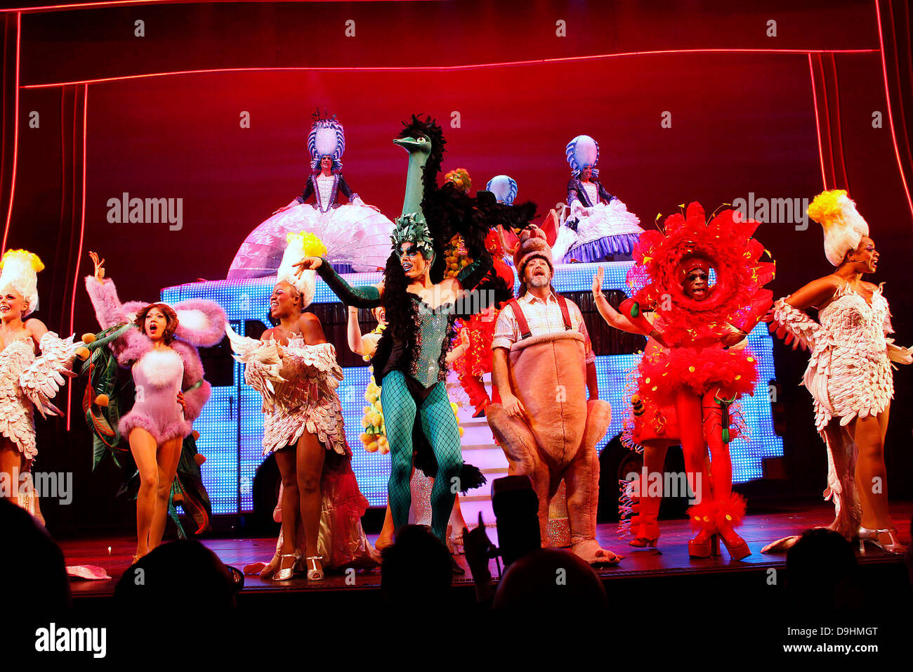 The Cast Opening night of the Broadway musical production of 'Priscilla ...