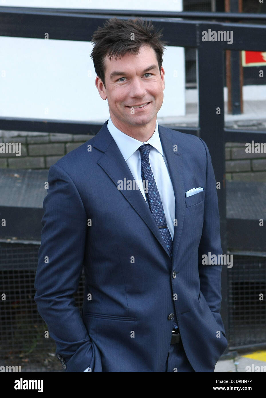 Jerry O'Connell Celebrities outside the ITV television studios London ...