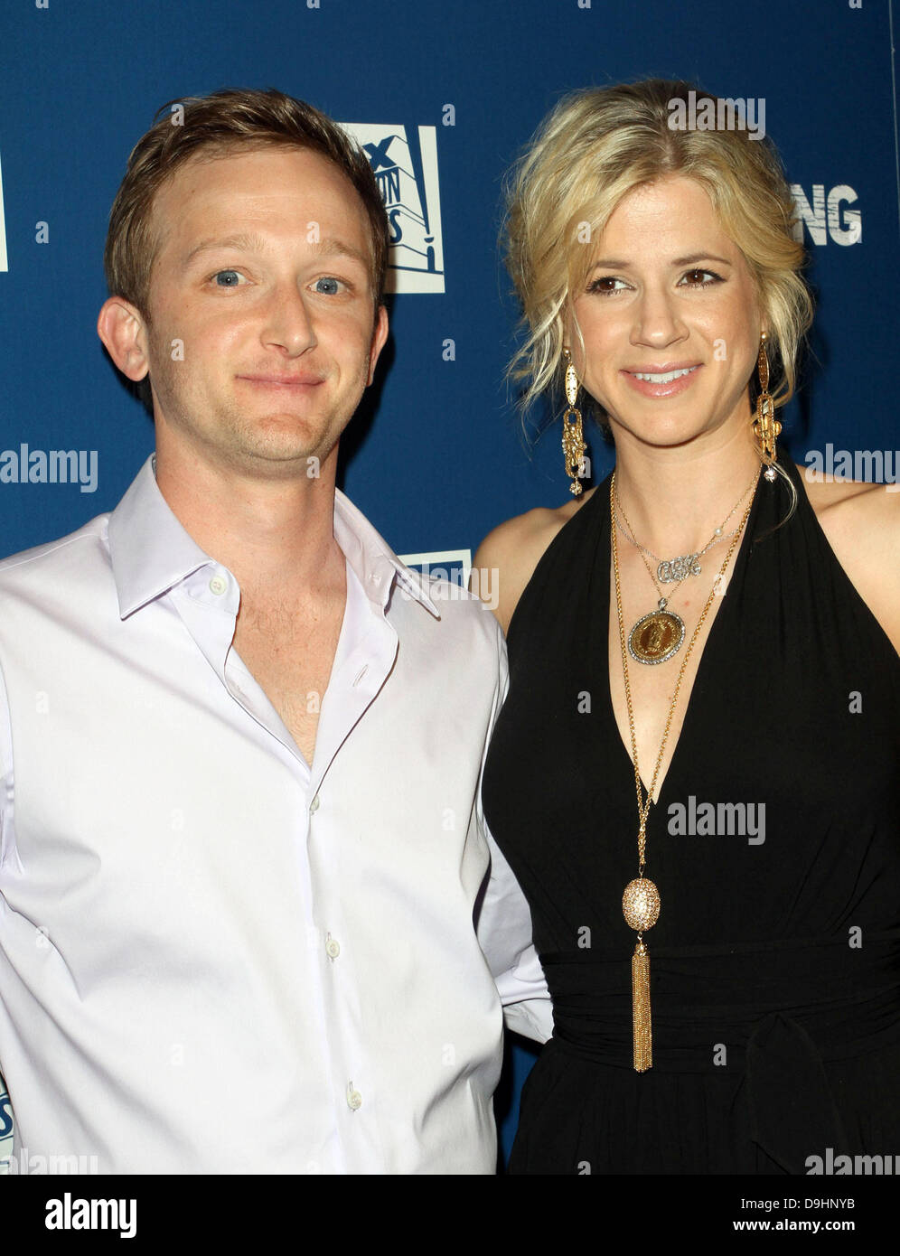 Eric Ladin and Guest Premiere Of AMC's Series "The Killing" held at the ...