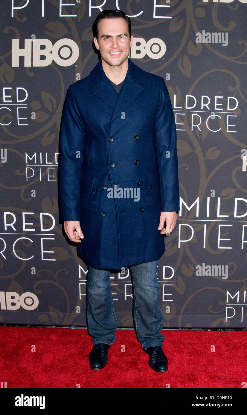 Cheyenne Jackson The New York Premiere of 'Mildred Pierce' - Arrivals ...