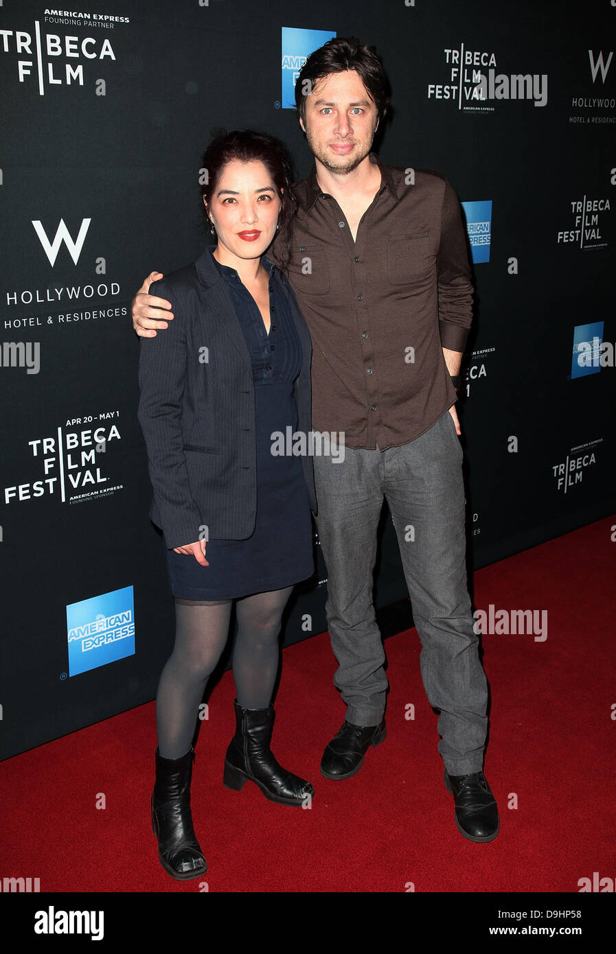 Deborah chow and zach braff hi-res stock photography and images - Alamy