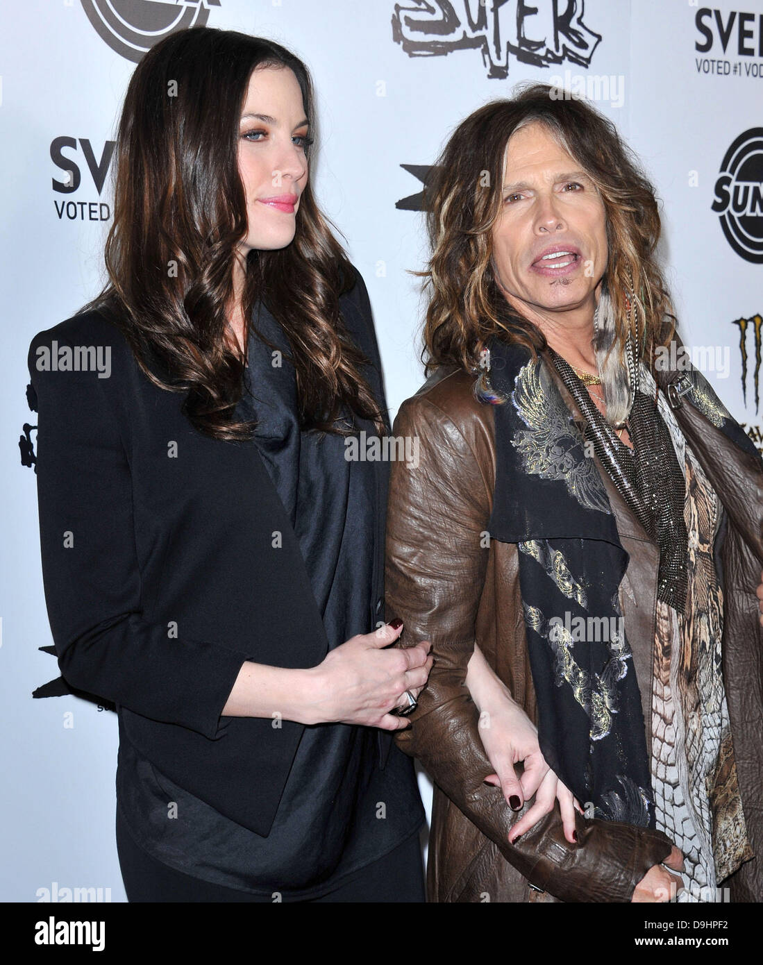 Liv Tyler and Steven Tyler Los Angeles premiere of 'Super' held at The ...