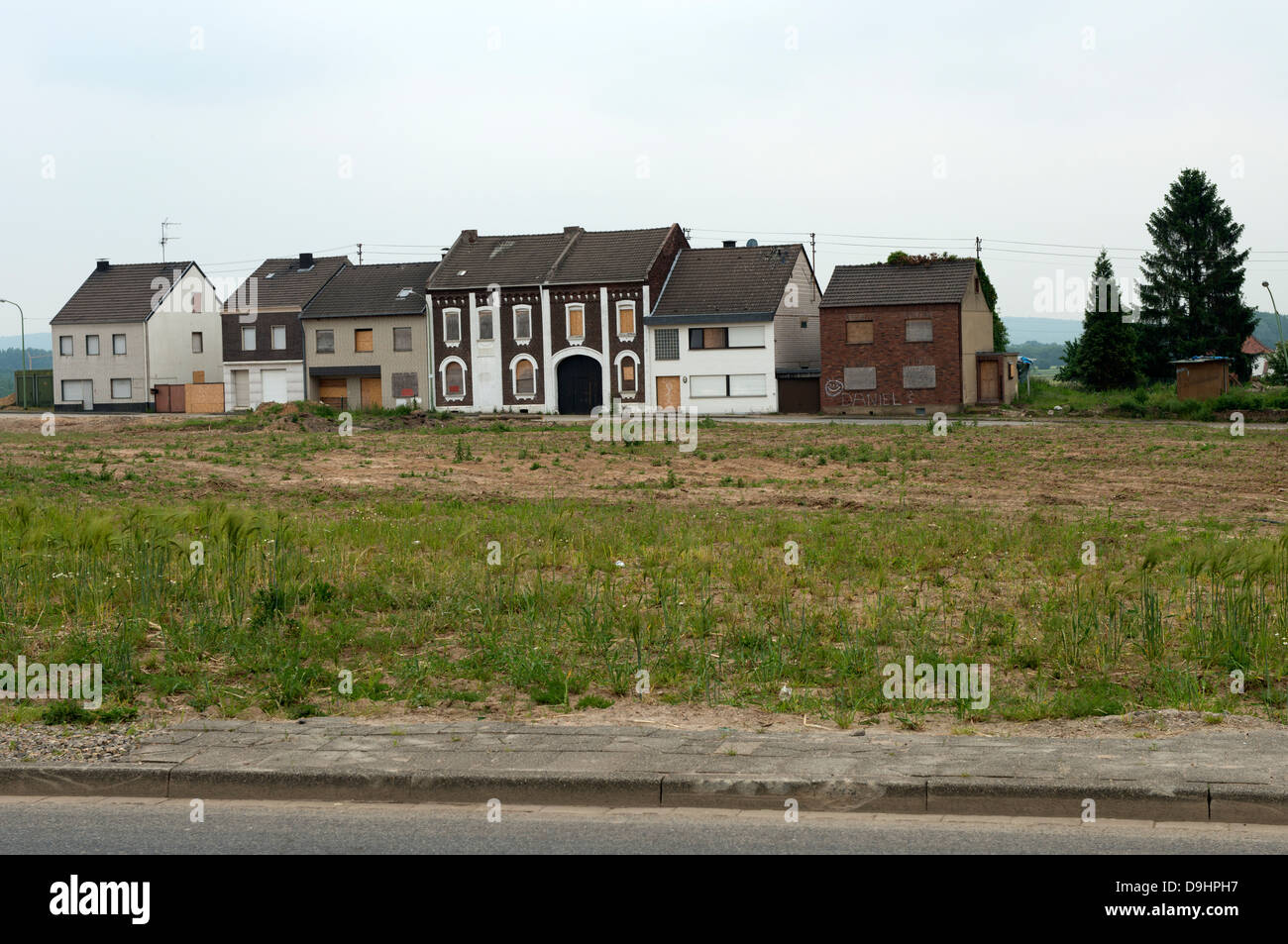 Abandoned German village to make way for a coal mine Stock Photo - Alamy