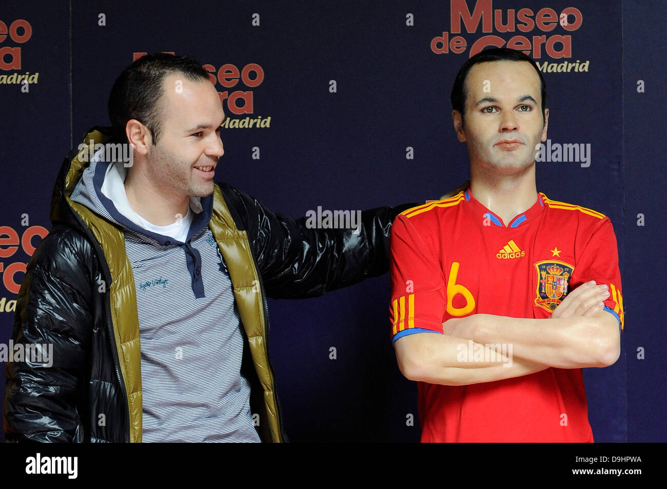 Andres Iniesta Andres Iniesta and David Villa unveil their waxworks at ...