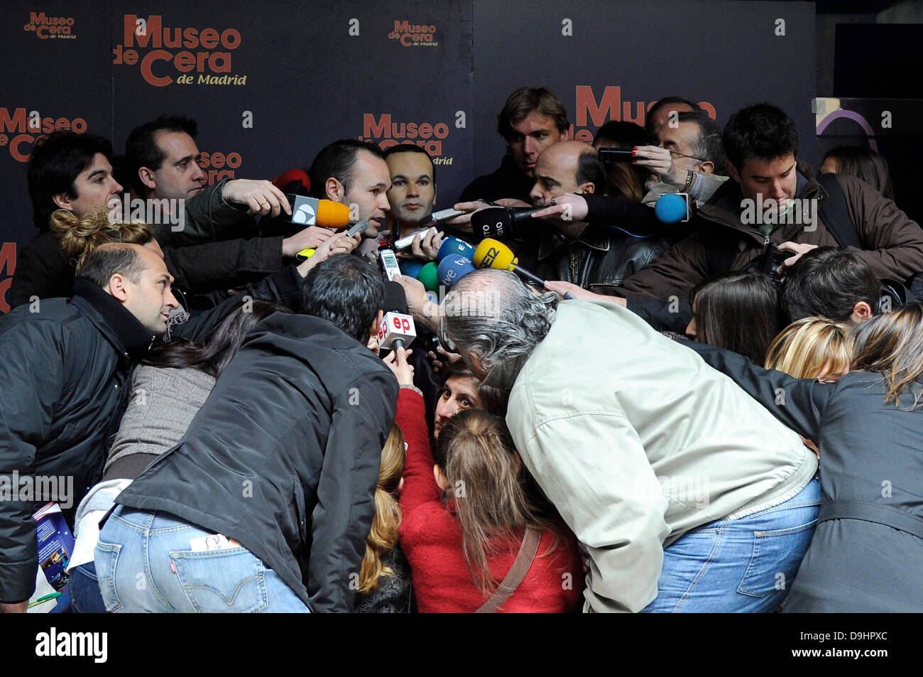 Andres Iniesta Andres Iniesta and David Villa unveil their waxworks at ...