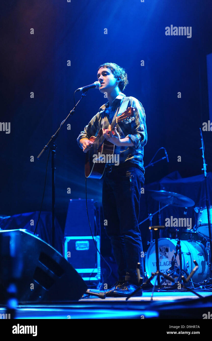 Conor J. O'Brien of Villagers performs on stage at the NIA Birmingham ...
