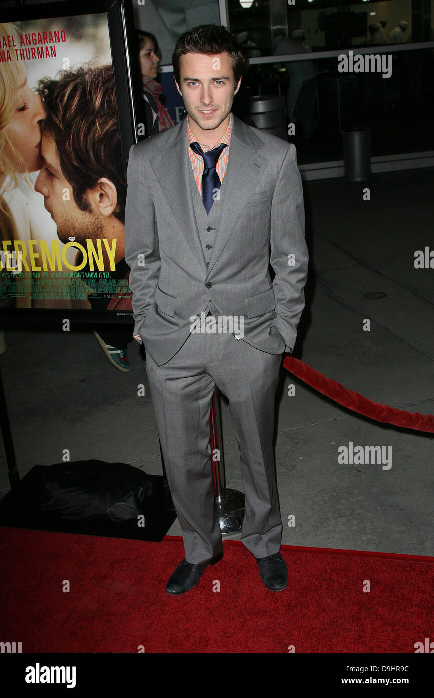Reece Thompson Los Angeles Premiere of "Ceremony" held at the ArcLight ...