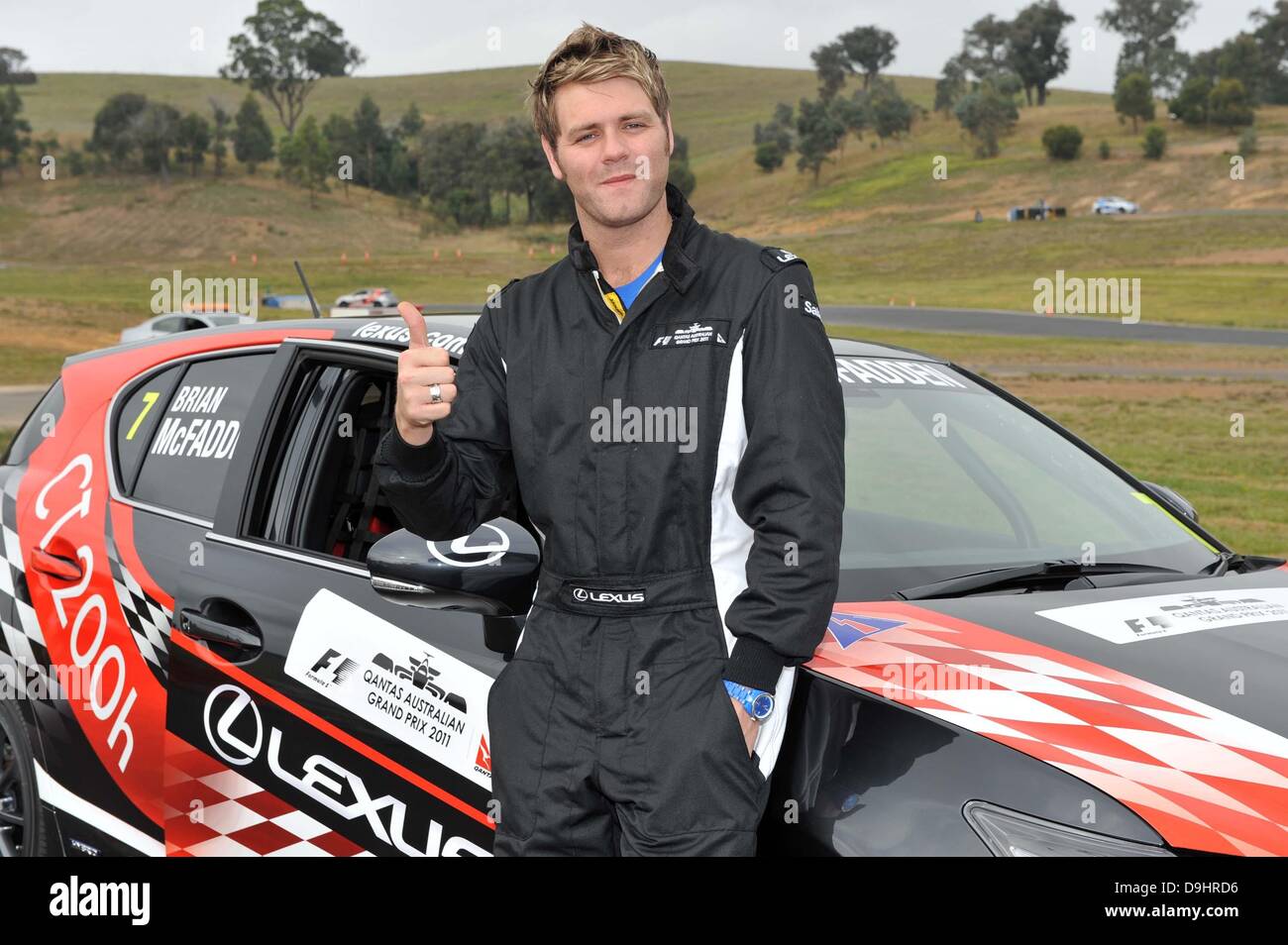 Brian McFadden Lexus Celebrity Challenge 2011 Driver Training Day 1 at ...