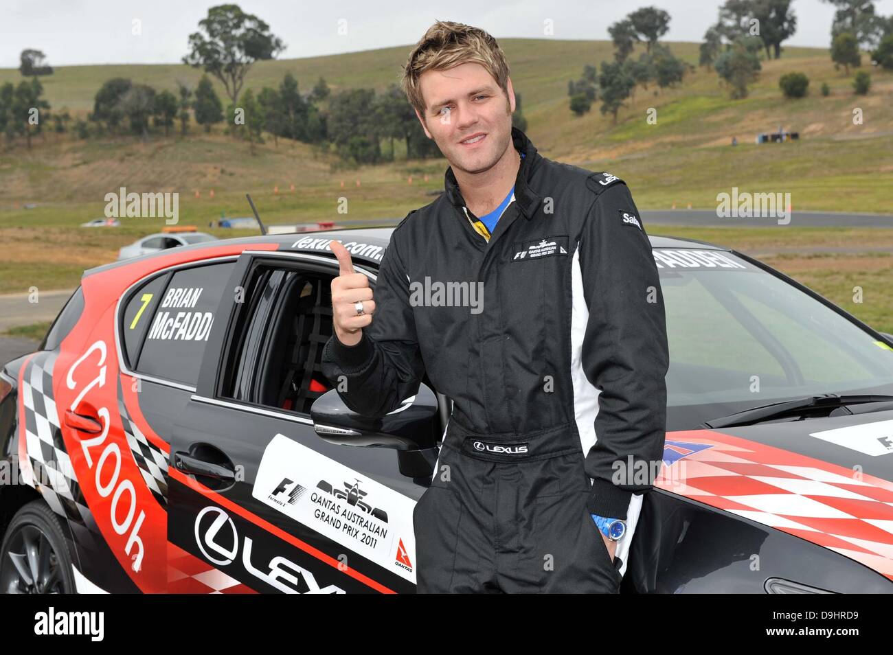 Brian McFadden Lexus Celebrity Challenge 2011 Driver Training Day 1 at ...