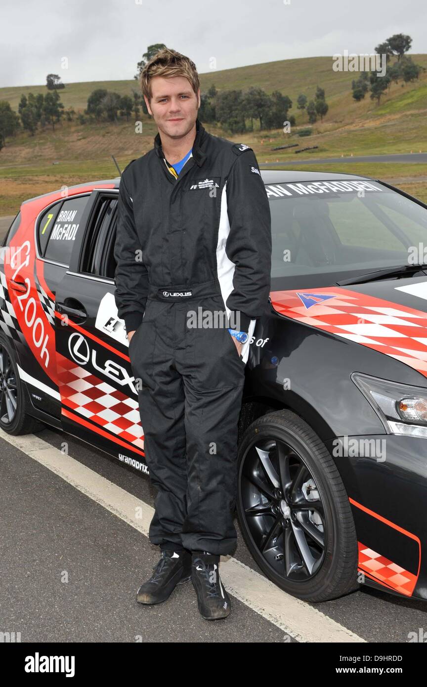 Brian McFadden Lexus Celebrity Challenge 2011 Driver Training Day 1 at ...