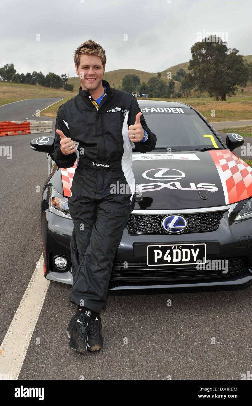 Brian McFadden Lexus Celebrity Challenge 2011 Driver Training Day 1 at ...