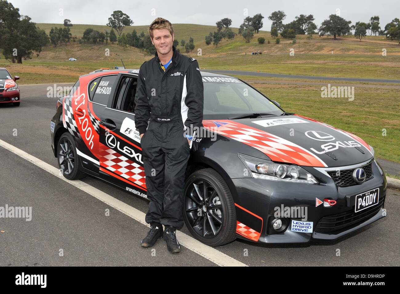 Brian McFadden Lexus Celebrity Challenge 2011 Driver Training Day 1 at ...