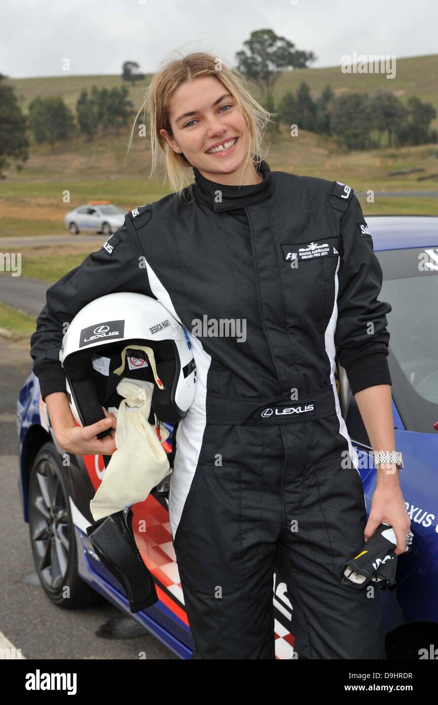 Jessica Hart Lexus Celebrity Challenge 2011 Driver Training Day 1 at ...