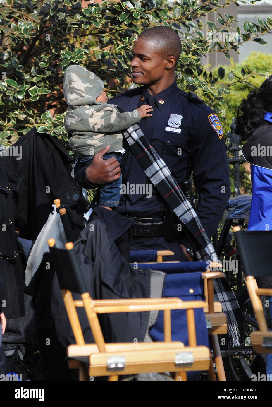 Harold House Moore The cast of 'Rookies' filming on location in ...