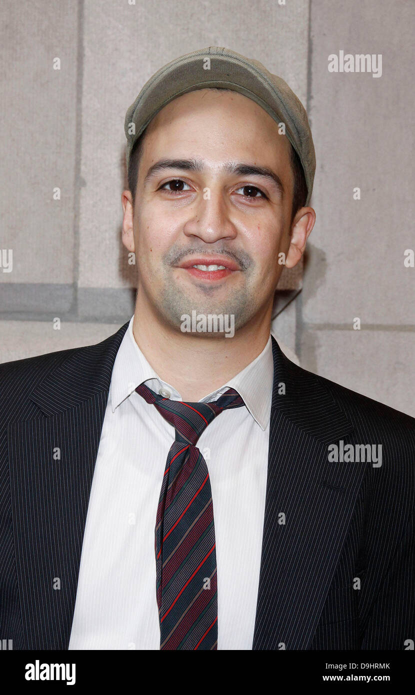 Lin-Manuel Miranda Opening Night of the Broadway premiere of 'Ghetto ...