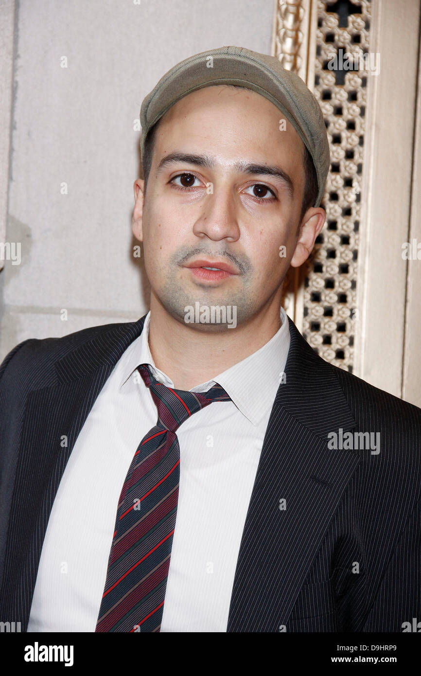 Lin-Manuel Miranda Opening Night of the Broadway premiere of 'Ghetto ...
