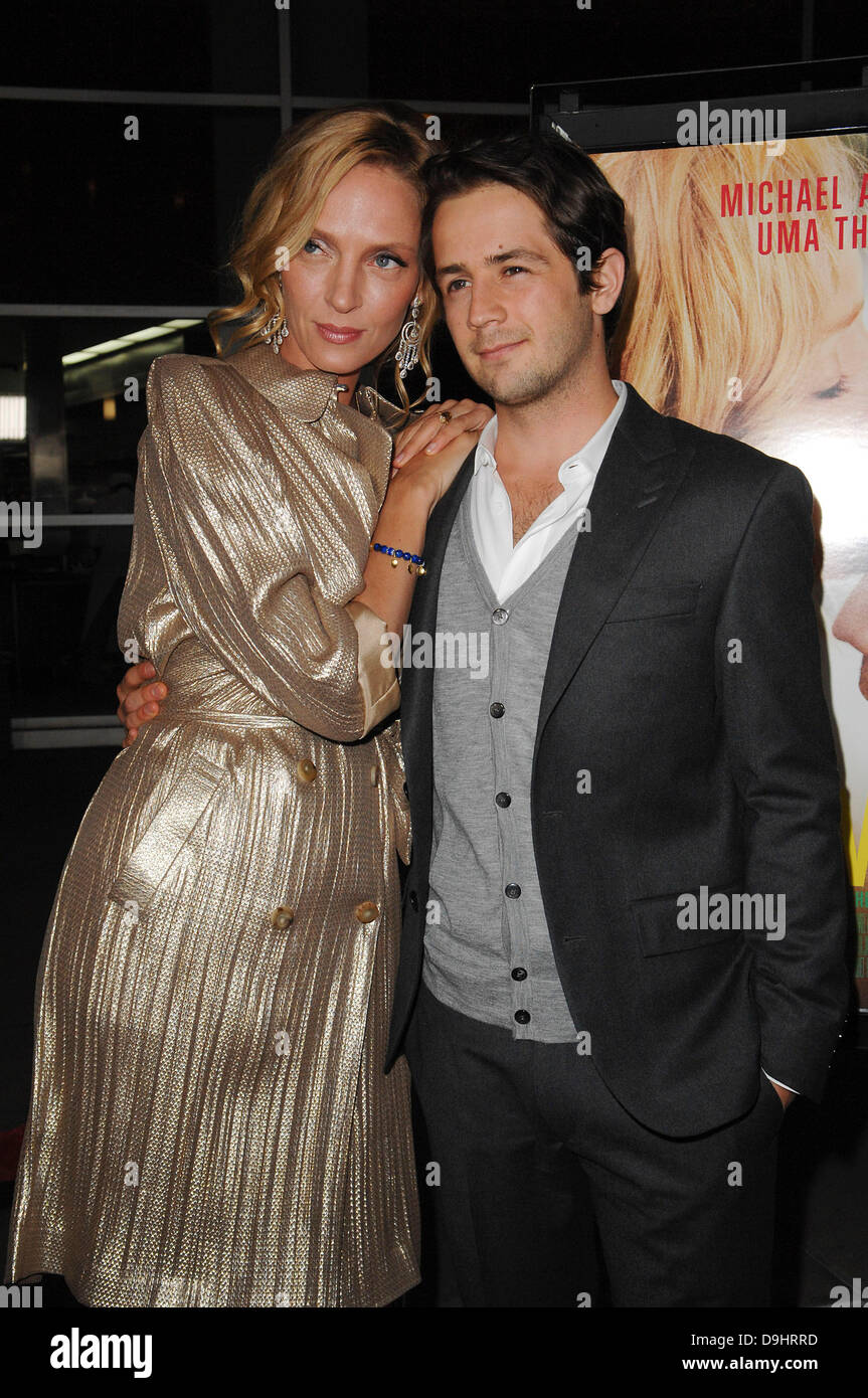 Uma Thurman, Michael Angarano Los Angeles Premiere of "Ceremony" held ...