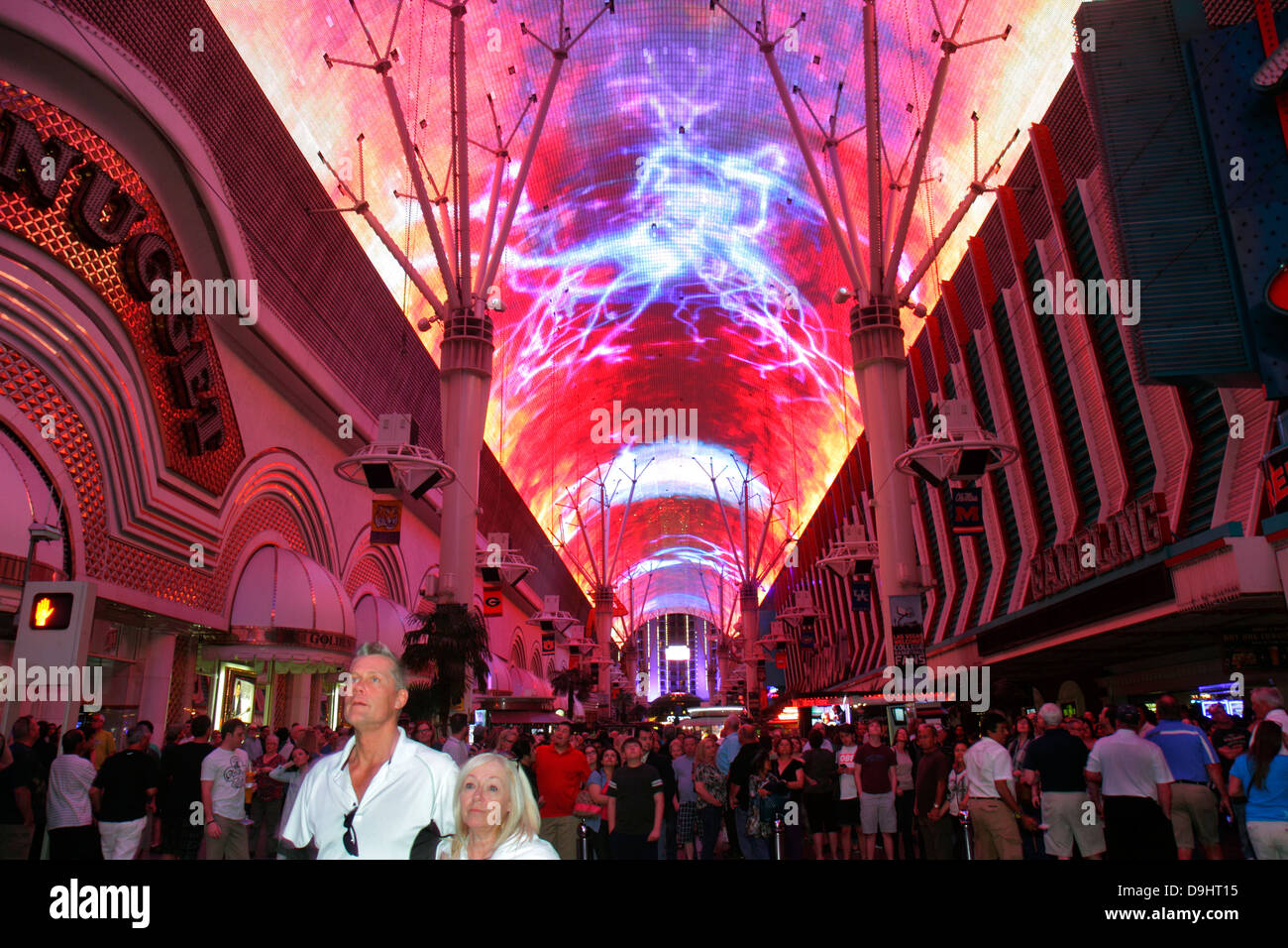 Las Vegas Nevada,Downtown,Fremont Street Experience,pedestrian mall ...