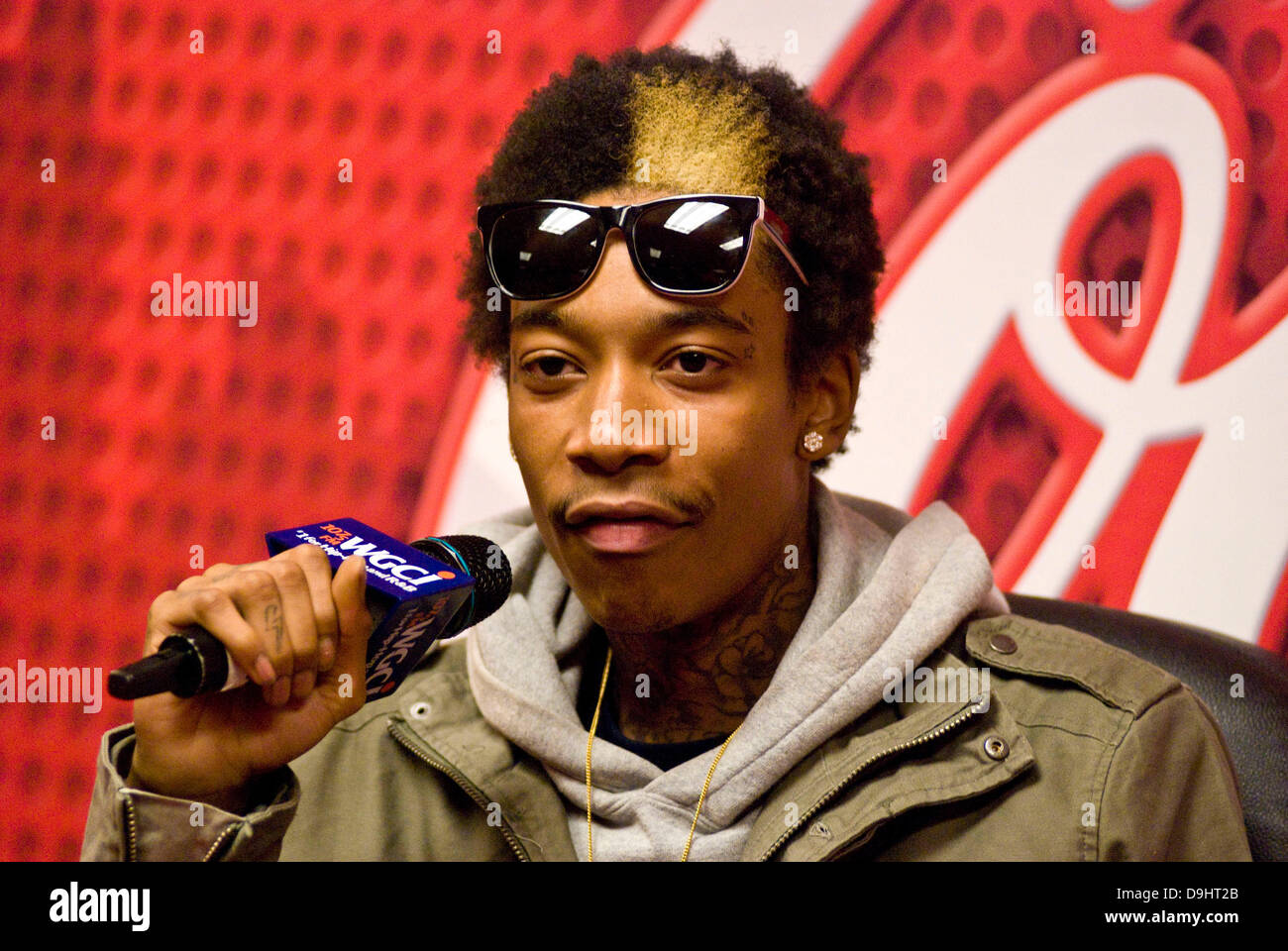 Rapper Wiz Khalifa promoting his latest release 'Rolling Papers' at ...