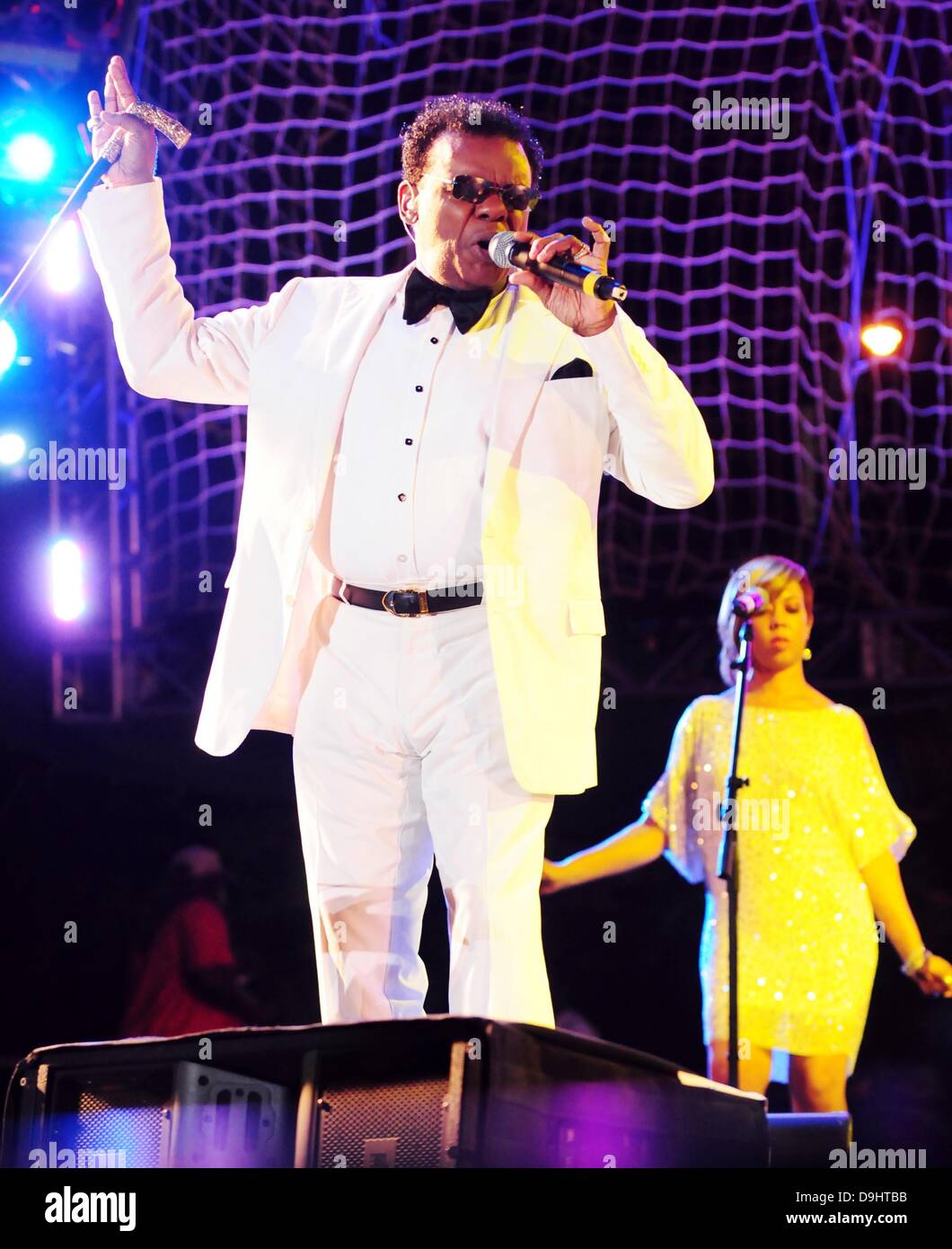 Ron Isley performs at the 6th Annual Jazz In The Gardens at the Sun ...